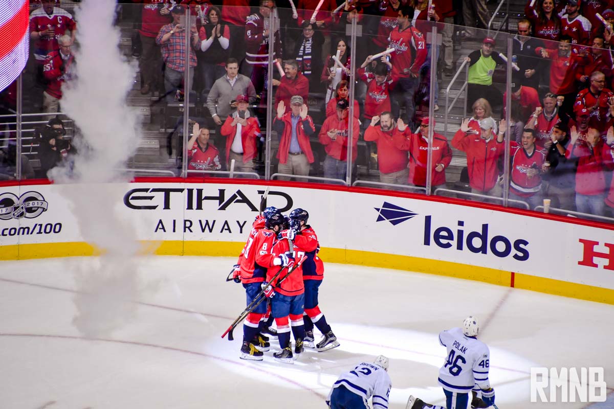 30 photos from Game One of the Caps-Leafs series