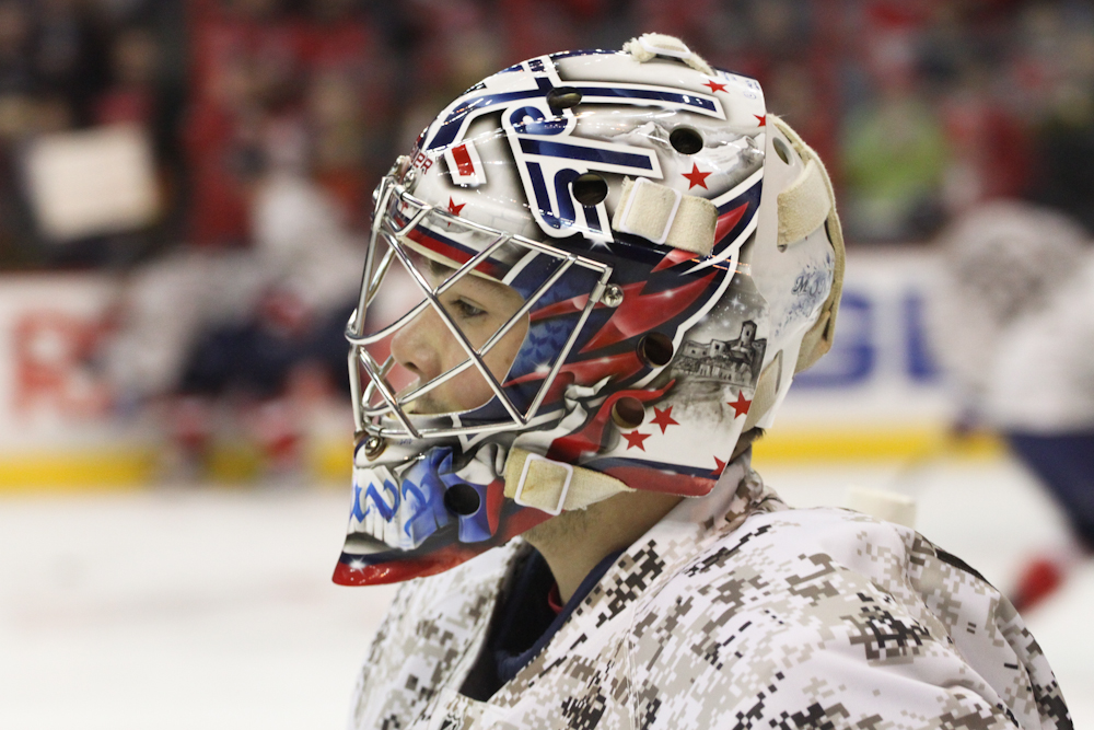 Caps Wear Camo to Honor U.S. Armed Forces