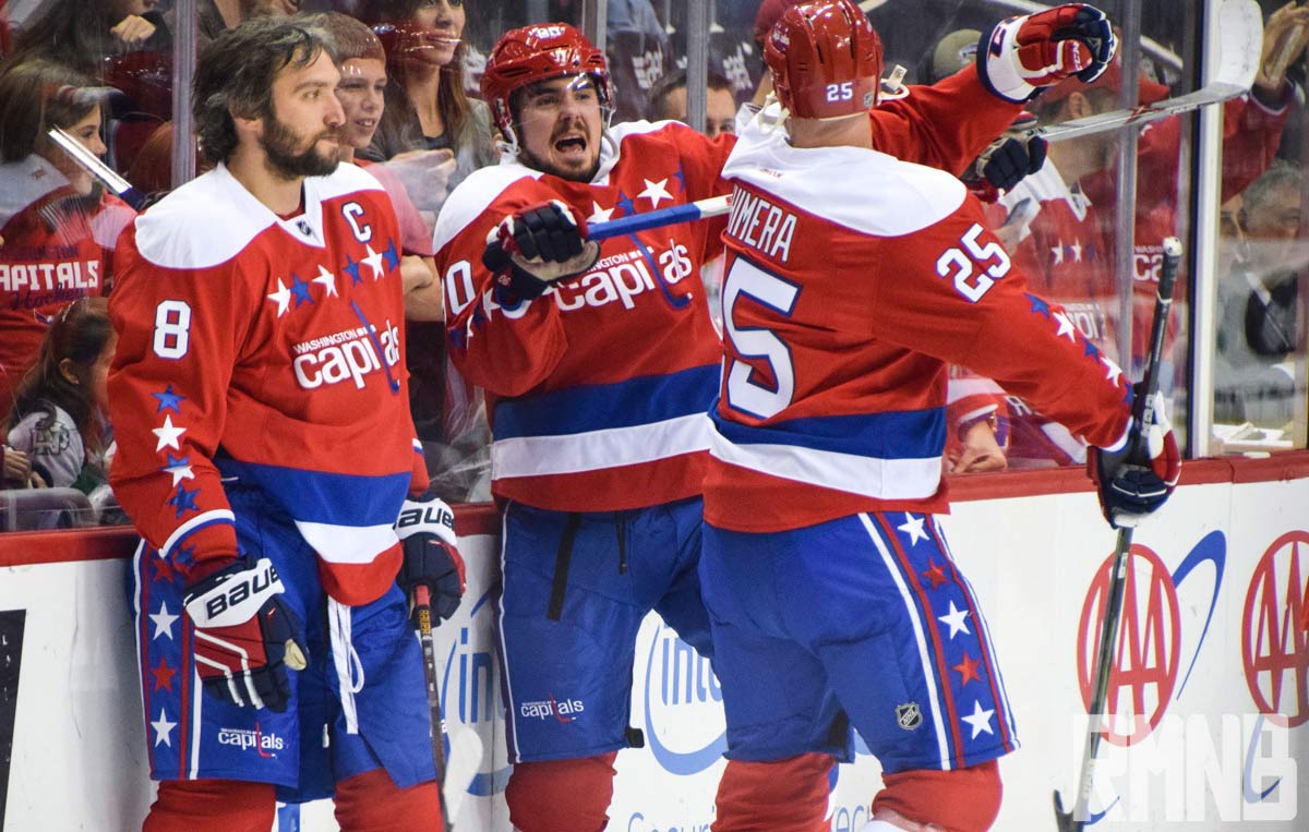 Photos: Caps Debut New Third Jerseys at Verizon Center