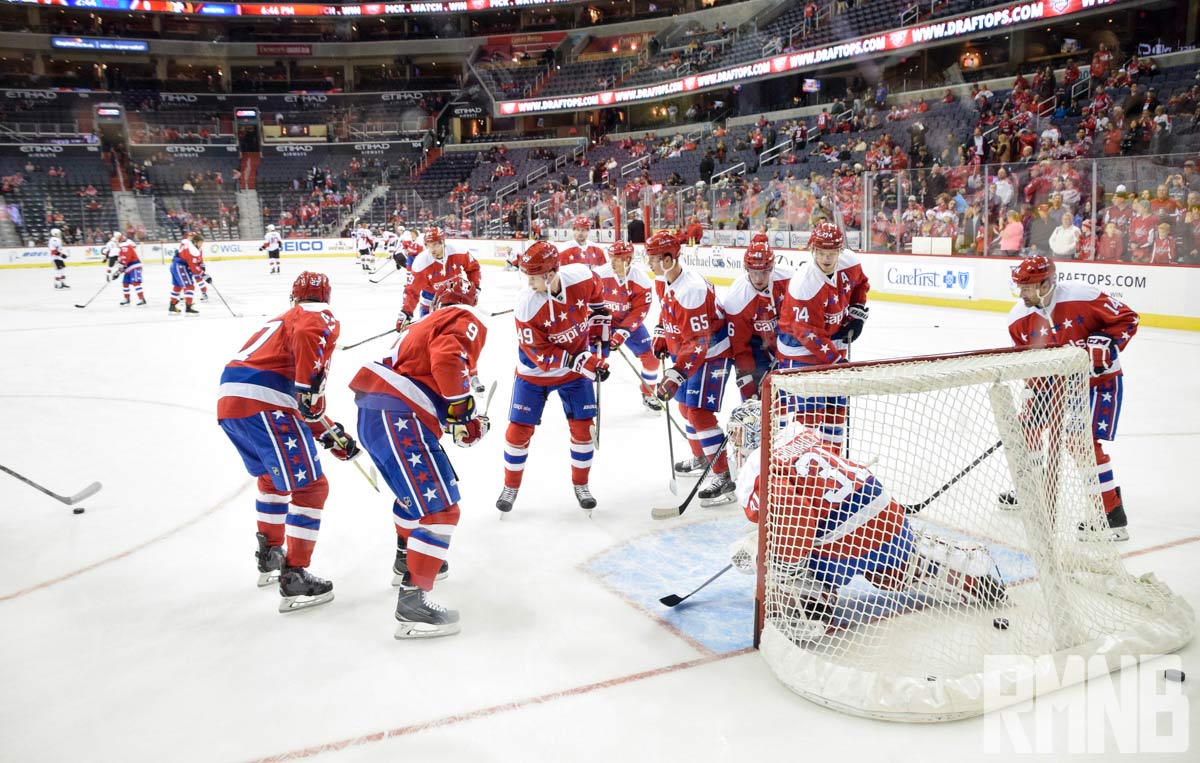 Photos: Caps Debut New Third Jerseys at Verizon Center