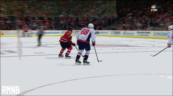 Alex Ovechkin Destroys Jacob Josefson With Big Open-Ice Hit (GIFs)