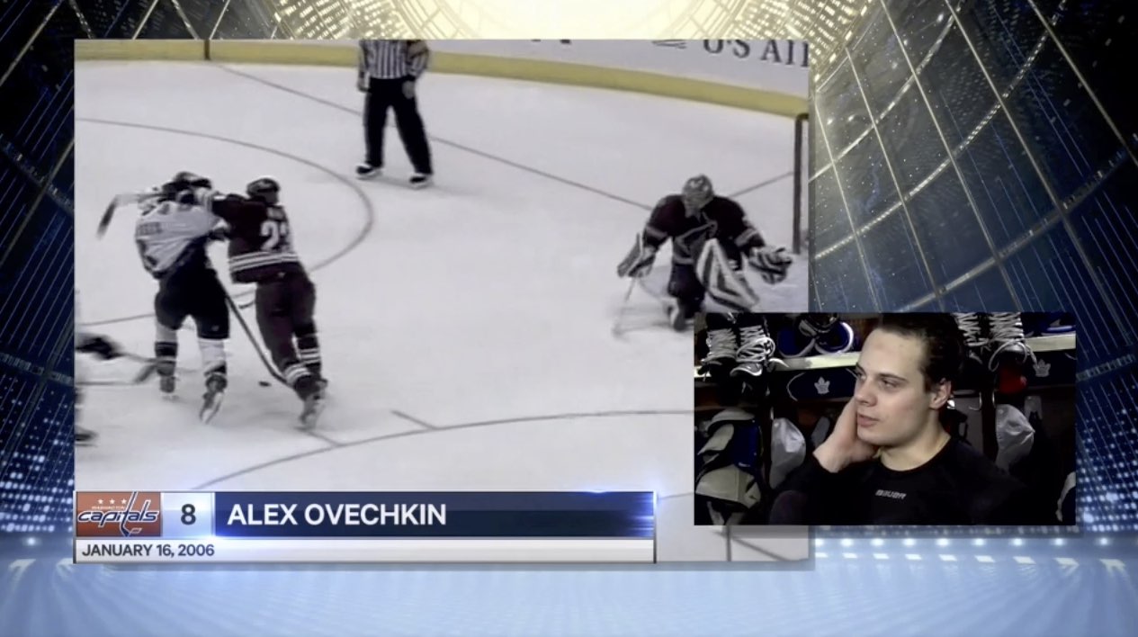 Auston Matthews saw ‘The Goal’ by Alex Ovechkin live: ‘It’s probably ...