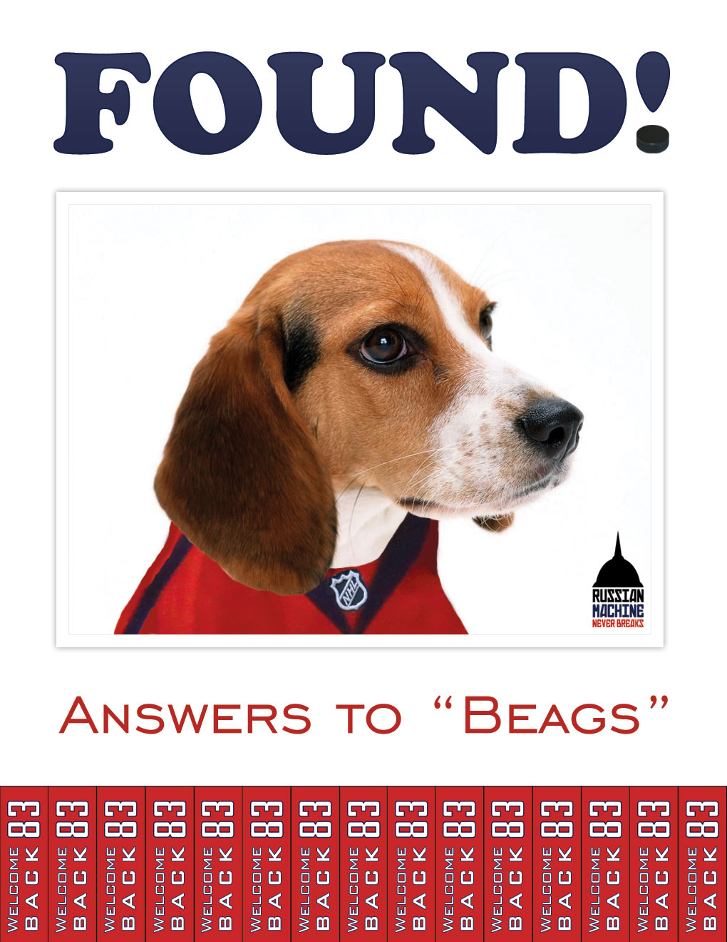 Download and Print the FOUND: BEAGLE Sign