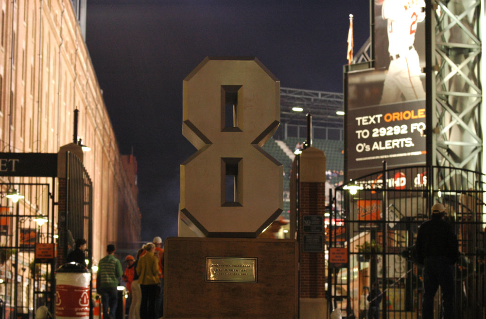 Alex Ovechkin Wears Cal Ripken’s Number 8 During Ceremonial First Pitch ...