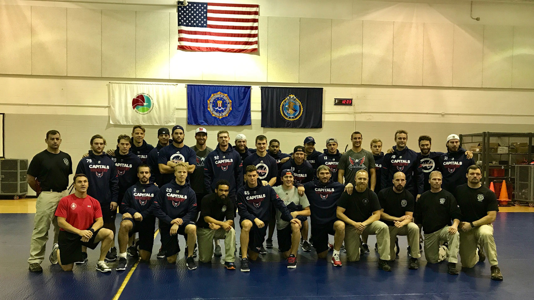 Capitals participate in team building event at FBI Academy, try to ...
