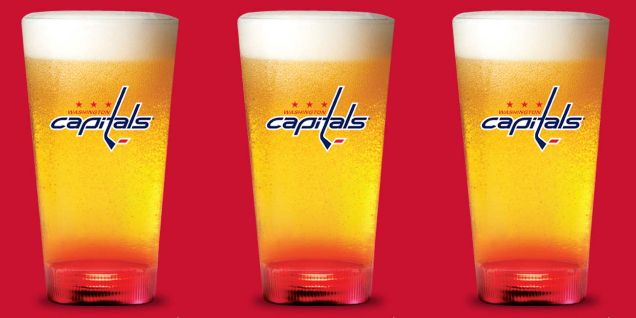 Budweiser is selling Capitals goal light cups online for a limited time