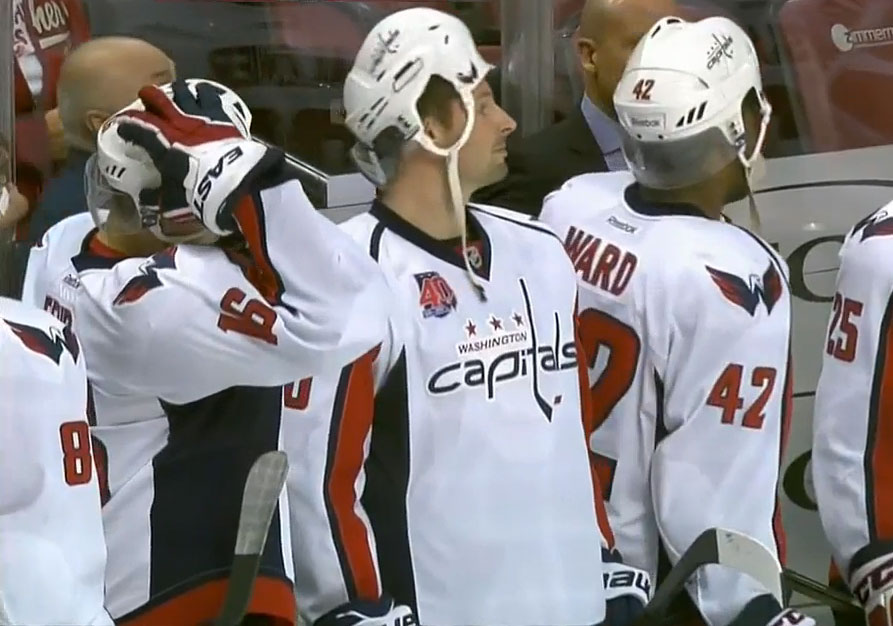 Caps Wear Ridiculous Rally Helmets During Longest Shootout in NHL ...