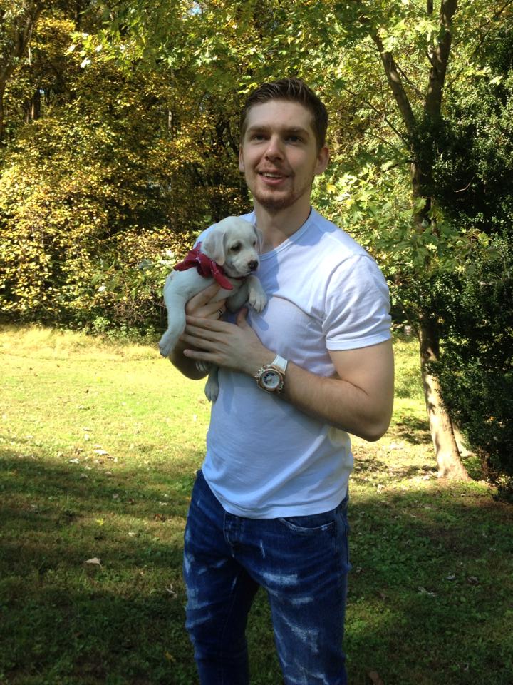 Caps Hold Photoshoot For New Dog Calendar, Alex Ovechkin Holds Adorable ...