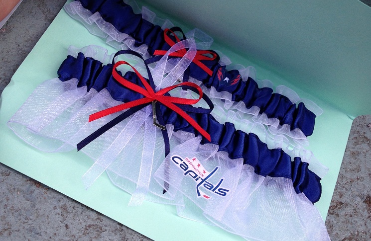 And Now… The Caps-Themed Garter Belt!