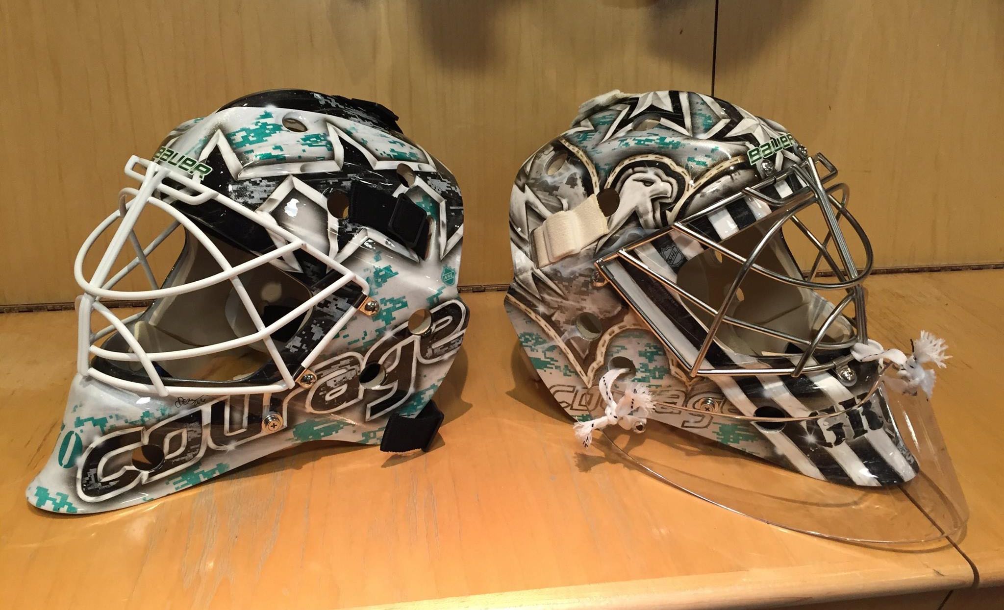 Braden Holtby and Philipp Grubauer Get New Masks For Military Night ...