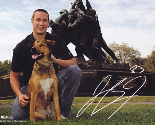 Mind Blown: A Beagle in a Jay Beagle Jersey