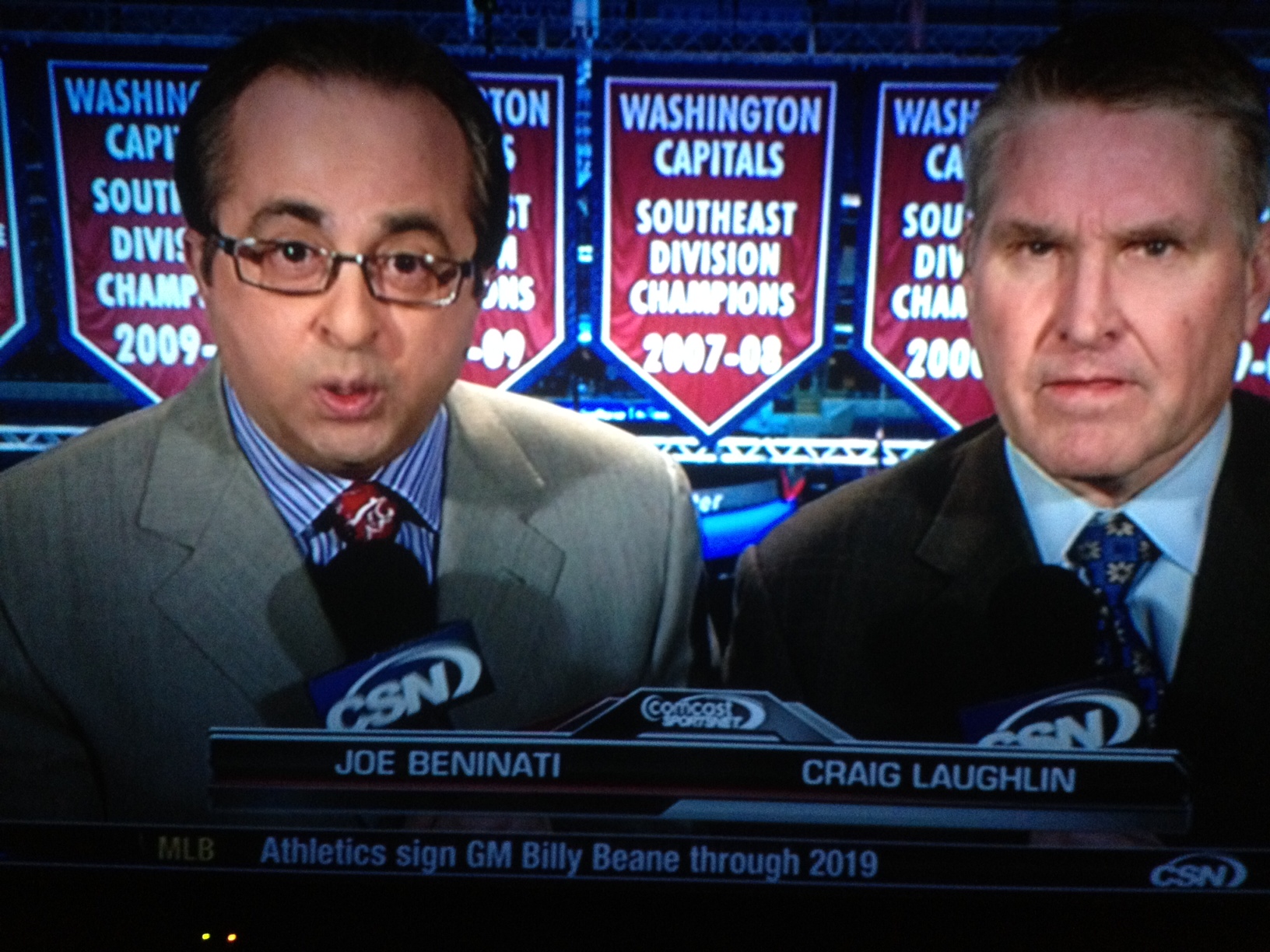 Caps beat Habs 3-0 and IT IS SNOWING!