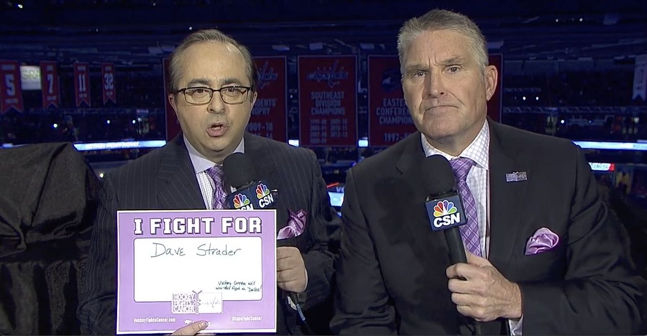 Joe Beninati’s kind words for Dave Strader