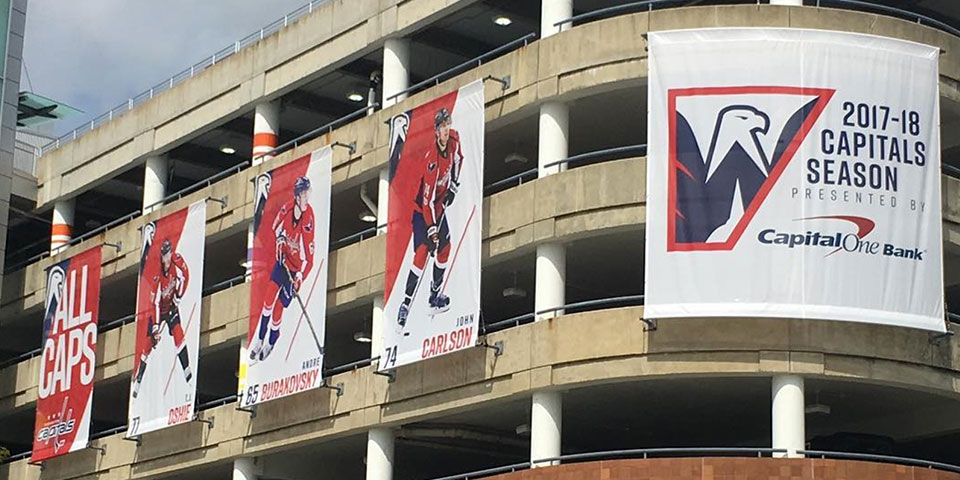 ALL CAPS: Capitals unveil new player banners, tagline for 2017-18 season