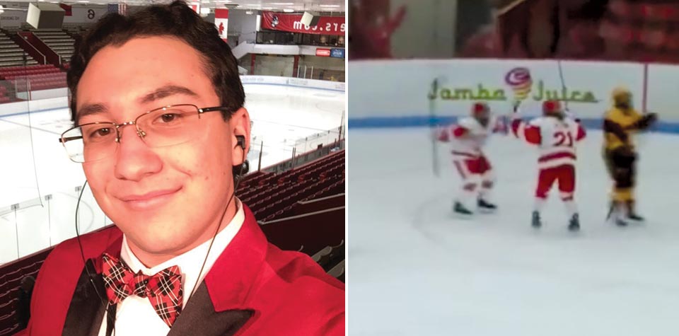 Boston University hockey announcer channels John Walton to deliver ...