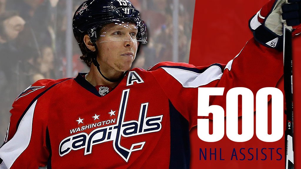 Nicklas Backstrom becomes 139th player in NHL history to register 500 ...