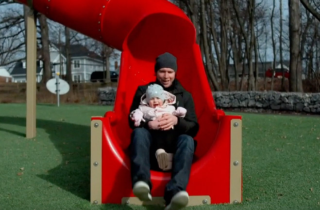 Eight GIFs of Nicklas Backstrom’s Daughter Haley to Melt Your Heart