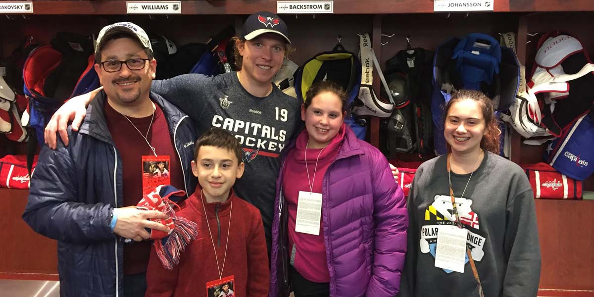 Nicklas Backstrom meets with family who lost Backstrom-idolizing son