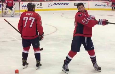 Tom Wilson’s butt slash inspires TJ Oshie to score 12th goal of season