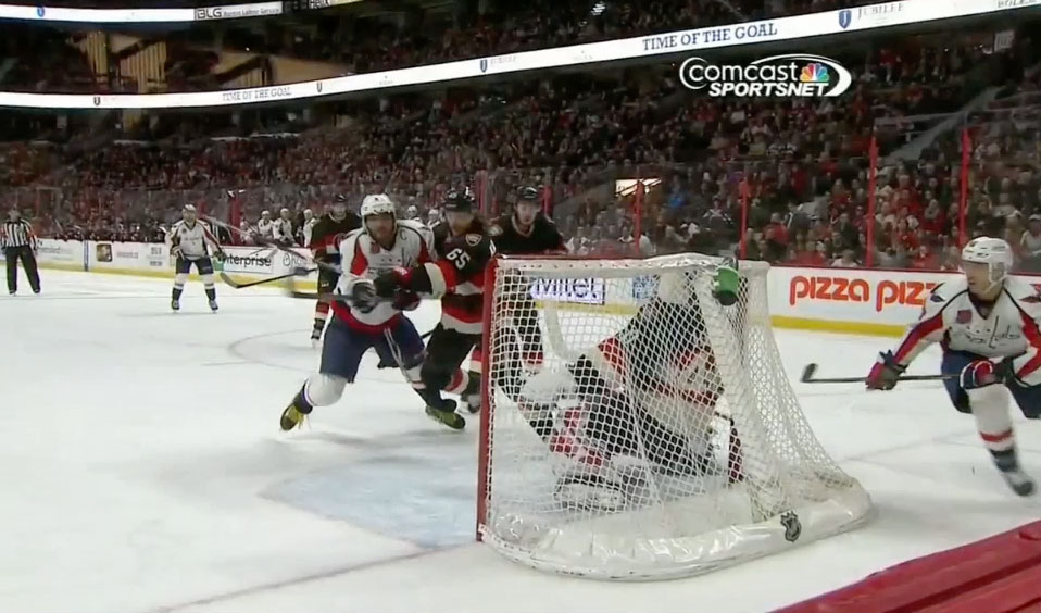 Alex Ovechkin Uses Stick as Bat, Scores Amazing Baseball Goal (GIF)