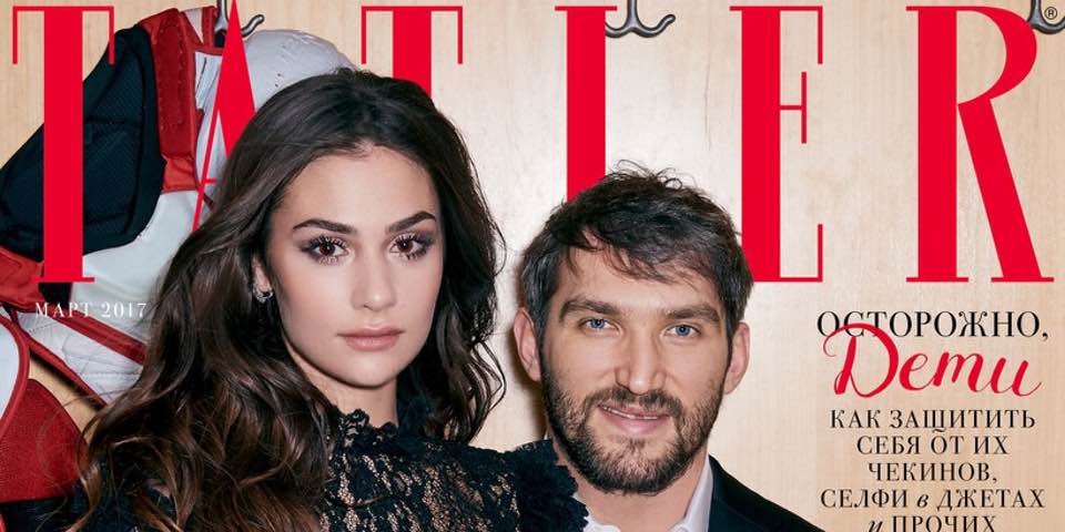 Alex Ovechkin and Nastya Ovechkina land on cover of Tatler magazine