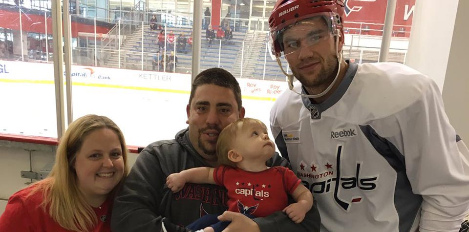 Tom Wilson invites baby that dressed like him for Halloween to Kettler ...