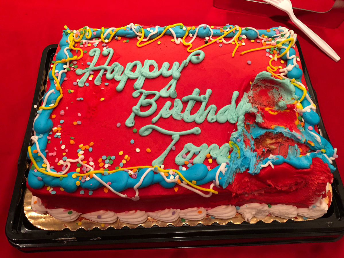 Capitals sing Happy Birthday to Tom Wilson, push his head into birthday ...