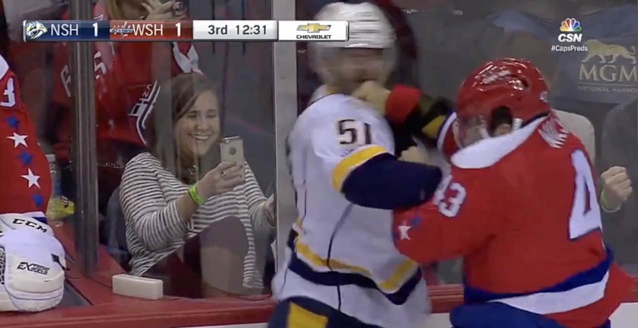 Tom Wilson destroys Austin Watson in ultimate face-punching extravaganza