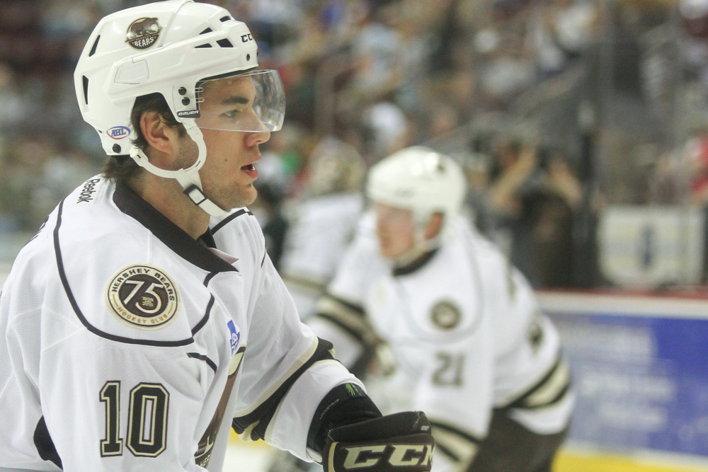 Tom Wilson Scores First AHL Goal, Draws Two Penalties, and Yaps ...