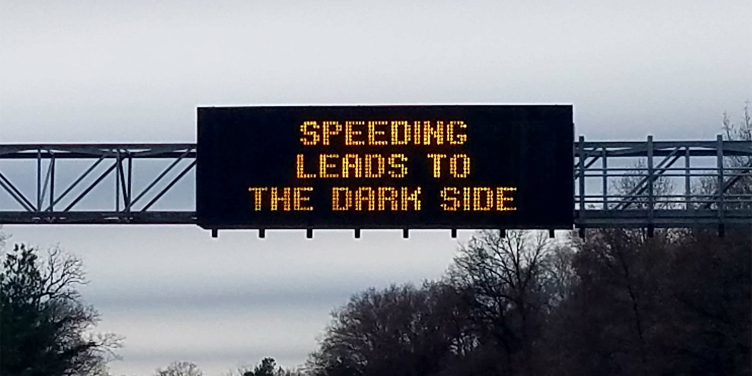 VDOT wins day with Star Wars reference in highway signs