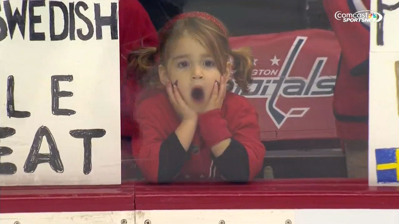 The Story Behind The Little Girl Who Got Caught Yawning on Sunday