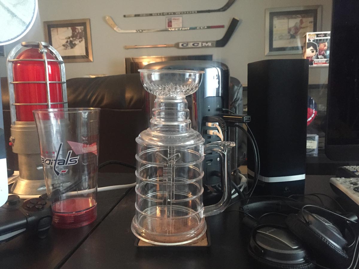 How are you rocking the red and supporting the Capitals today?