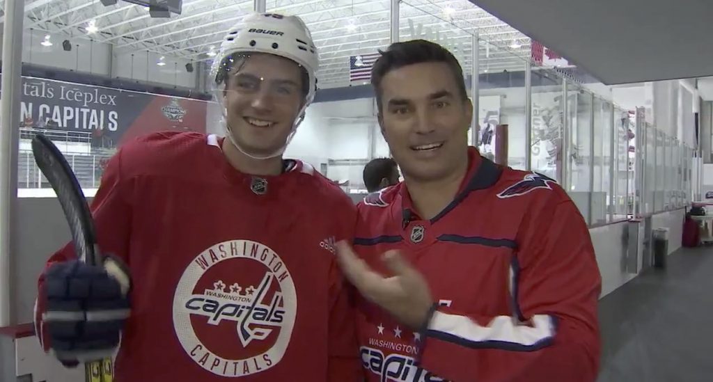 Doug Kammerer meets long-lost family member Maximilian Kammerer during ...