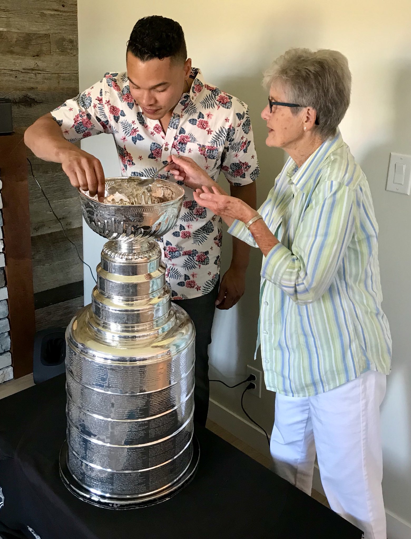 The Capitals invented the Cup stand. The tradition bent the bowl of the ...