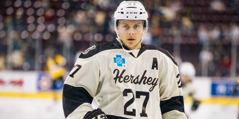 The Capitals have reassigned defenseman Aaron Ness to the Hershey Bears