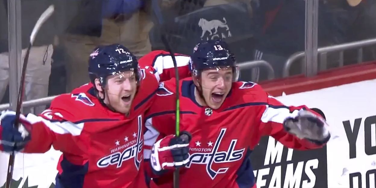 Inspired play by Travis Boyd leads to first period goals by Jakub Vrana ...