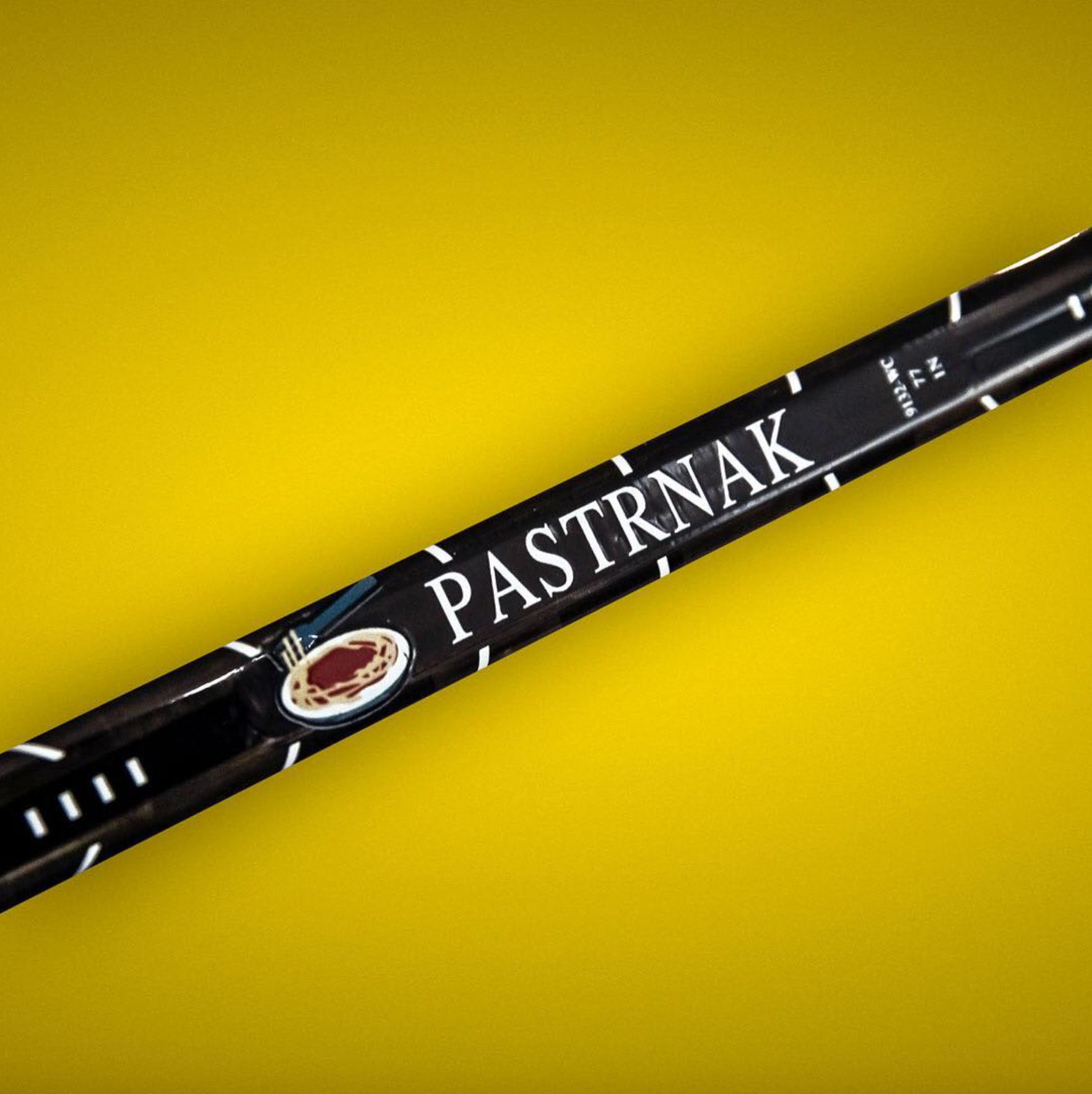 David Pastrnak’s Winter Classic stick features a football field in ...
