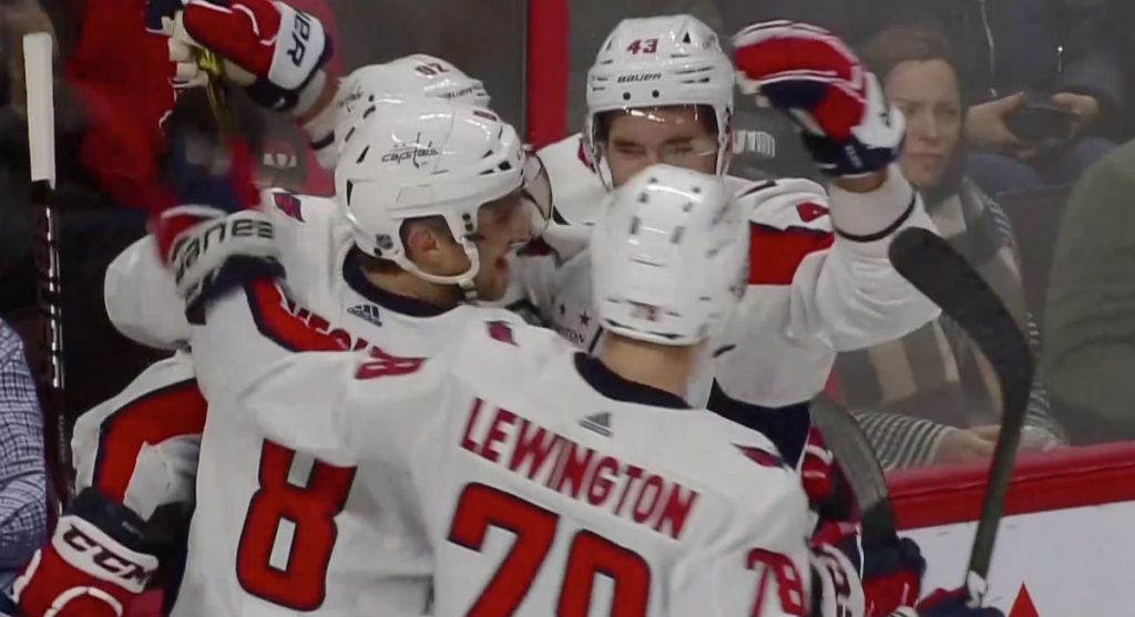 Tom Wilson scores on a layup, is inexplicably in second place in goals ...