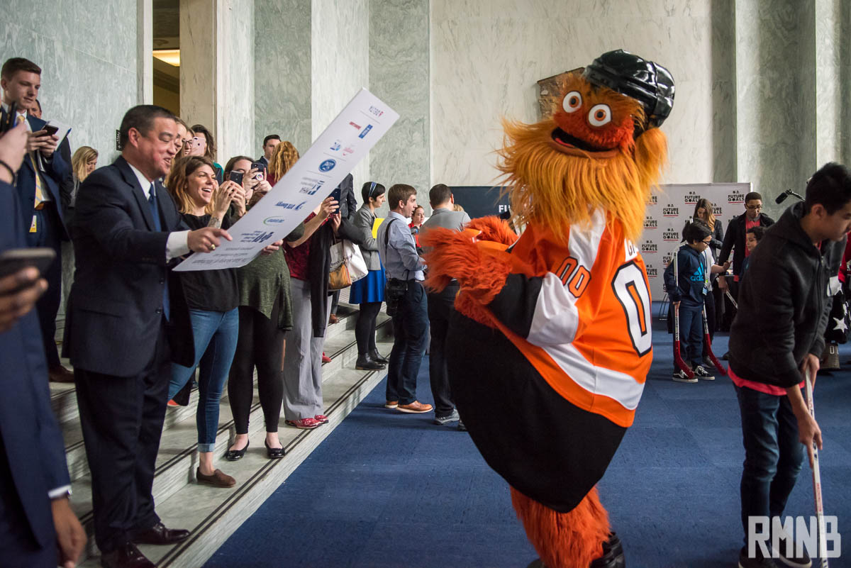 Gritty ties up Penguins fan in electrical cord, kisses one of his own ...