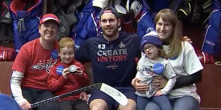 Tom Wilson brings Make-A-Wish child to Capitals game through his ‘Forty ...