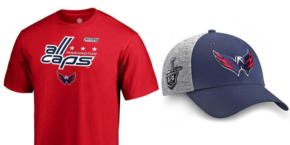 NHL shop releases new Capitals’ playoff merch, Metropolitan Division ...
