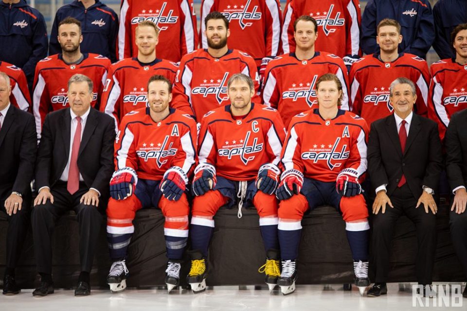 The Washington Capitals take team photo for 2018-19 season