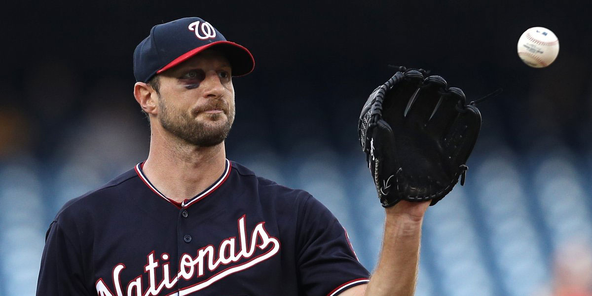 Hockey-tough Max Scherzer strikes out 10 after breaking nose 24 hours ...