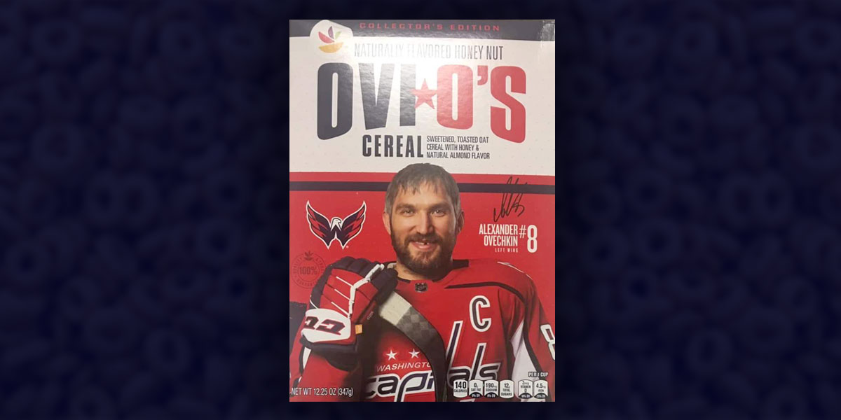 Ovi O’s: Giant Food will be selling an exclusive Alex Ovechkin cereal