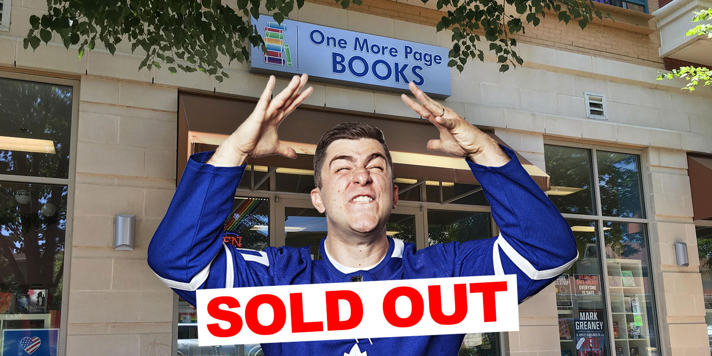 The Steve Dangle book signing in Washington DC sold out in less than a week