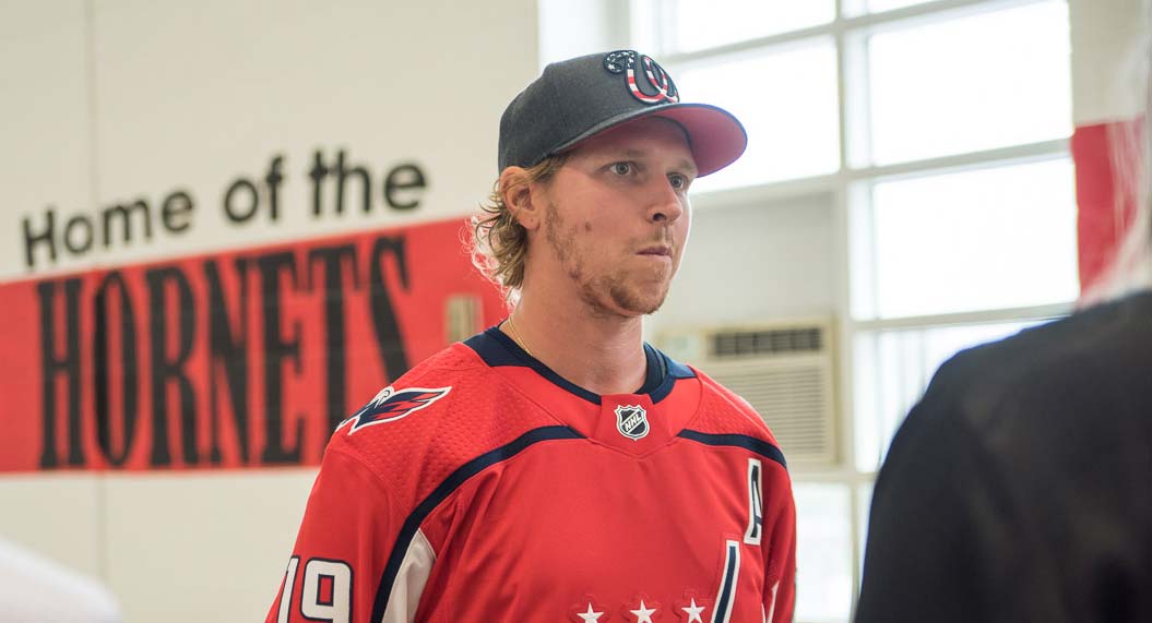 Nicklas Backstrom will miss tonight’s game against the San Jose Sharks