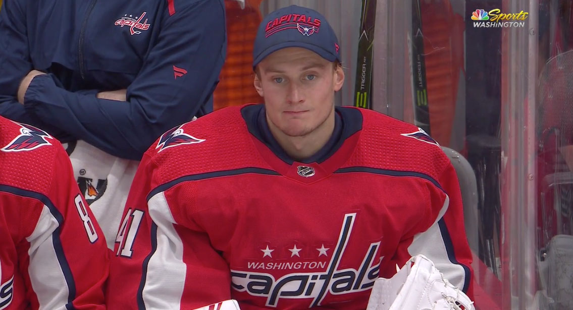 Vitek Vanecek will make his NHL debut tonight against the Sabres