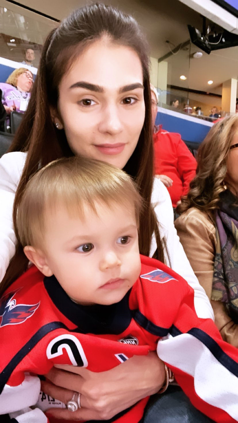 Ovi Jr. and Kirill Orlov go to their first Capitals game
