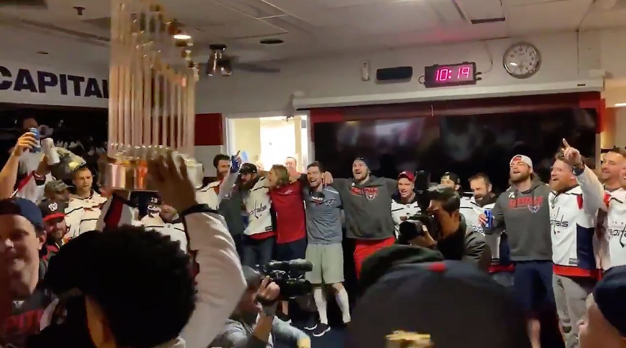 In epic video, Capitals and Nationals sing ‘We Are The Champions ...