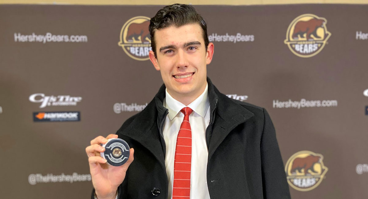 Brett Leason’s first AHL goal was an OTGWG on Teddy Bear Toss Night